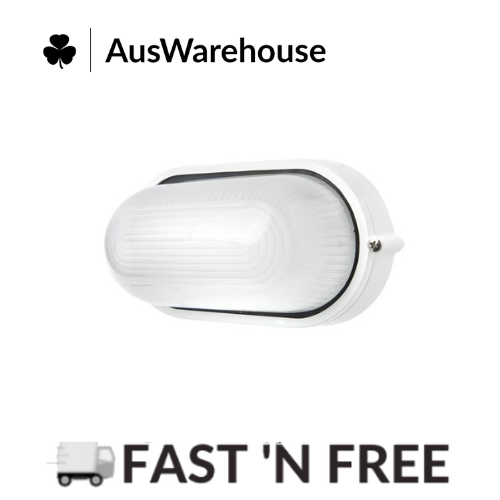 Brilliant DAVIS OVAL LED BUNKER LIGHT 240V 9W 500-Lumen WHITE *Aust ...
