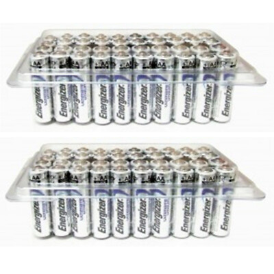 2X Bulk Pack Tub of 40 Energizer Battery AA LR06 L91 LR6 MN1500 ...