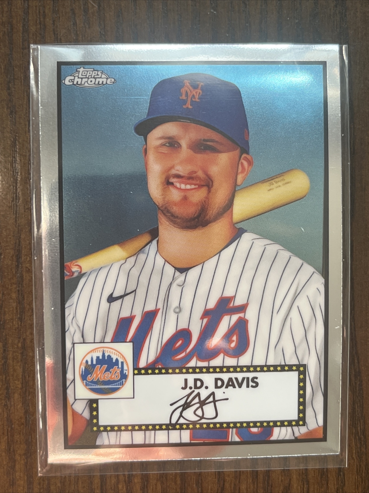 2021 Topps Chrome Platinum Anniversary #359 JD Davis NY Mets | eBay