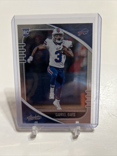 2020 Panini Absolute Gabriel Davis Rookie Card Buffalo Bills Football ...