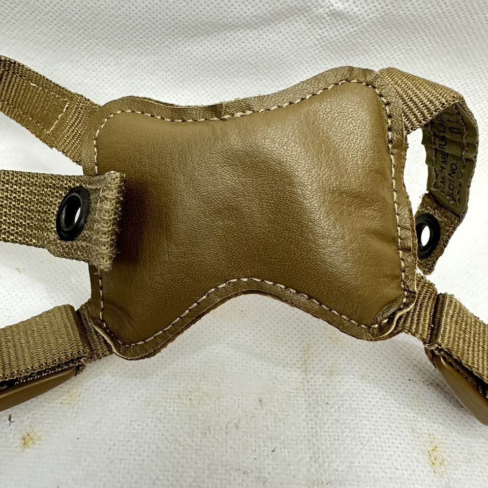 XL USMC LWH Lightweight Helmet 4-Point Chinstrap Harness Marines Coyote ...