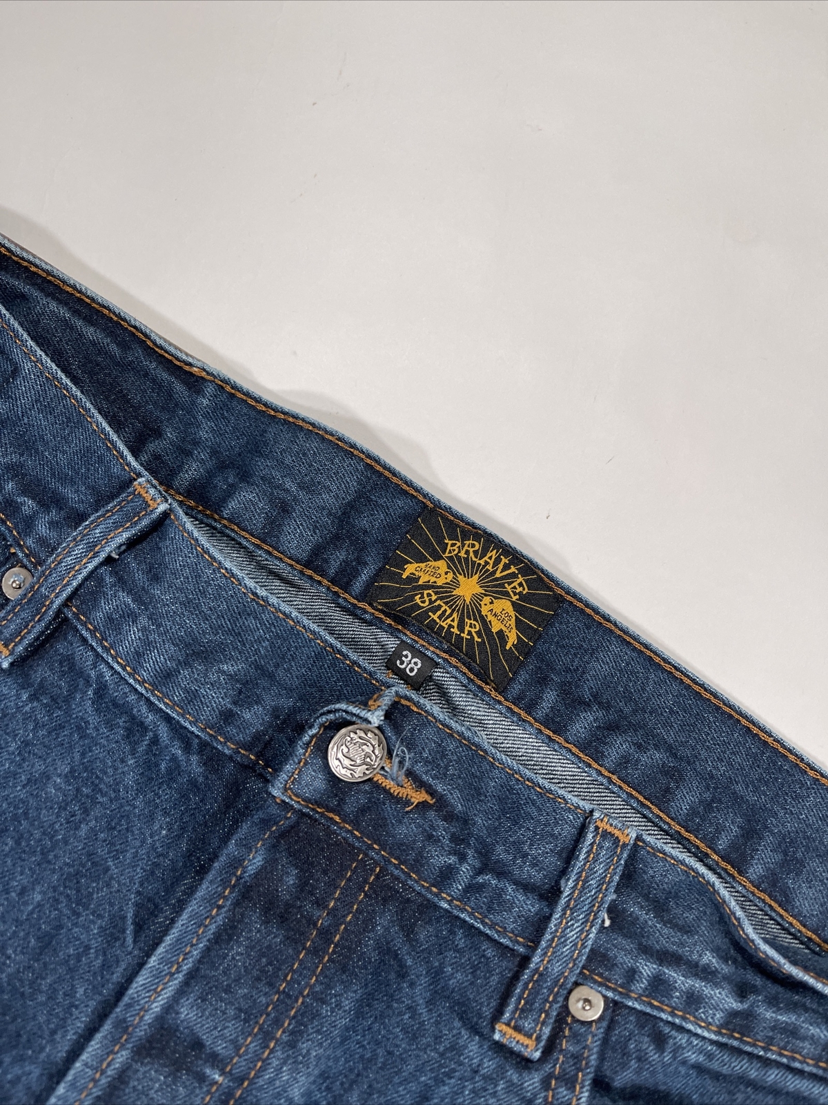 Brave Star Selvage Selvedge Denim Straight Jeans Mens… - Gem