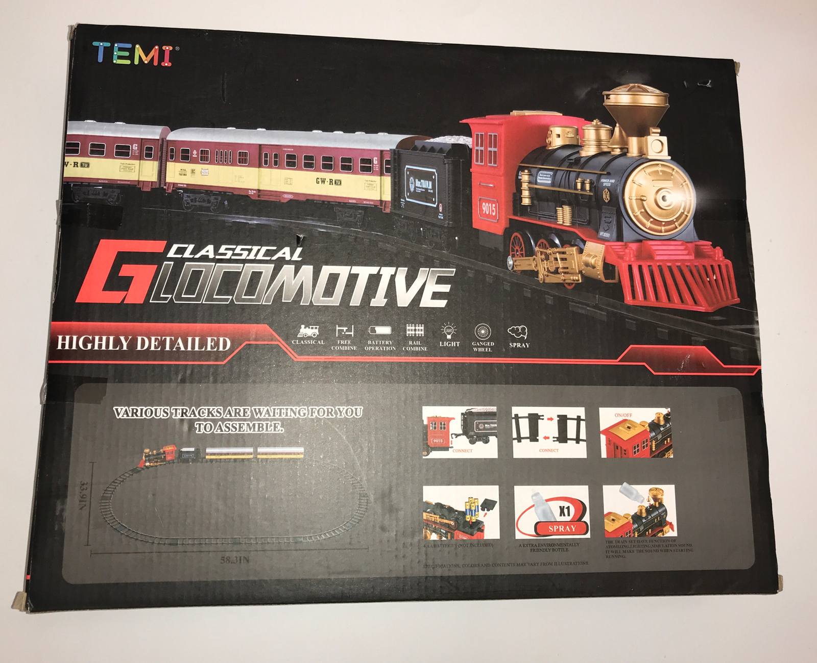 TEMI+Classic+Electronic+Train+Play+Set+-+238-13 for sale online | eBay
