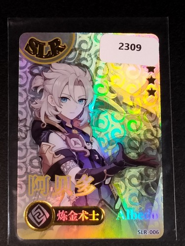 Genshin Impact Trading Card Game TCG CCG SLR Albedo | eBay