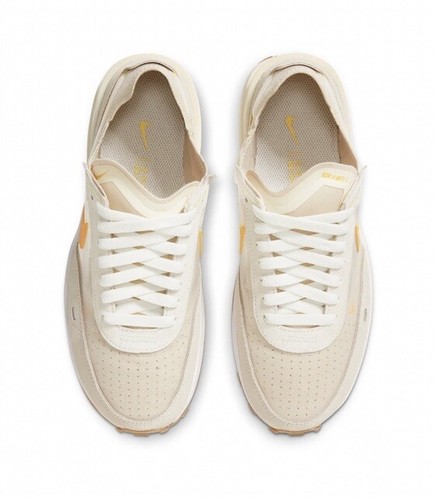 Women Nike Waffle One Sneakers Shoes Sail/Topaz Gold-Coconut Milk ...
