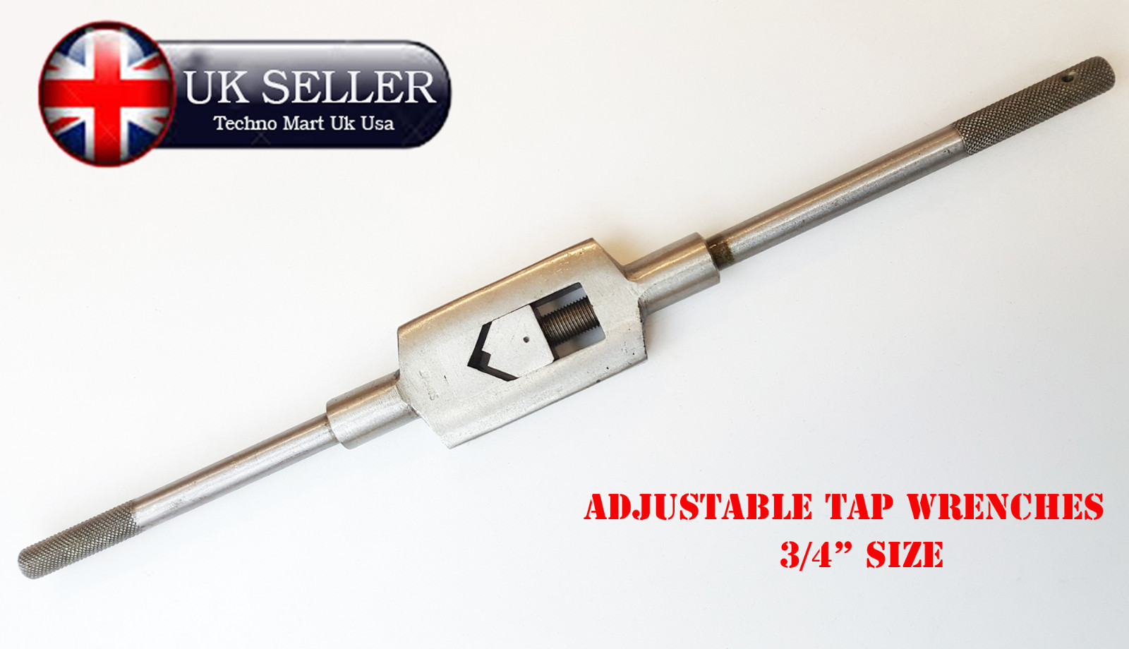 BAR TYPE TAP WRENCH Small-Large ADJUSTABLE Vehicle Threading Tool ...