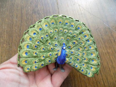 Safari Ltd Peacock Adult Wings of the World Birds Realistic Figure Full ...