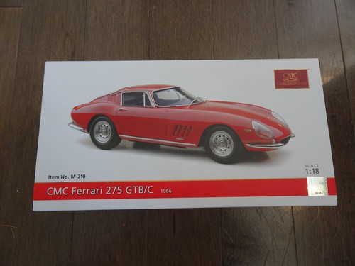 Orig Vintage Boxed "CMC Ferrari 275 GTB / C 1966" 1:18 Scale # 0822 Out ...