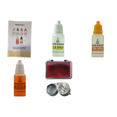 Gold Silver Platinum Acid Testing Kit - Precious Metal Bullion Bar Coin ...