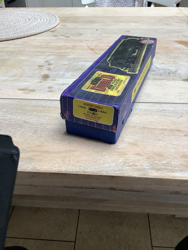 Hornby Dublo 3-Rail 3232 Co-Co Diesel non running modified box read ...