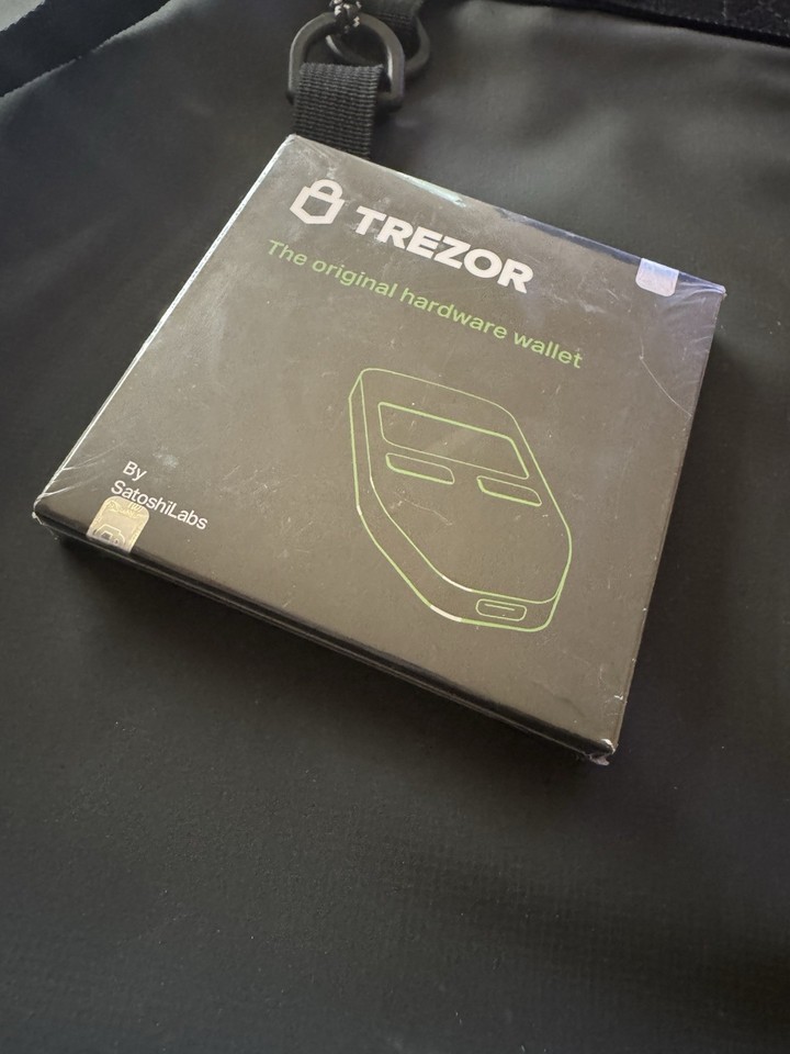Trezor Crypto Wallet FACTORY SEALED Brand NEW , Black | eBay