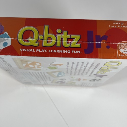 Q-Bitz Jr. Visual Play Learning Fun Puzzle Game Age 3+ Mindware New ...