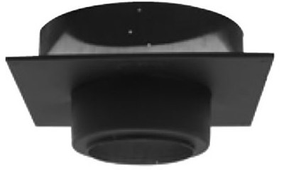 Metalbest 6T-FSP Sure-Temp 6" Class A Chimney Pipe Square Ceiling ...