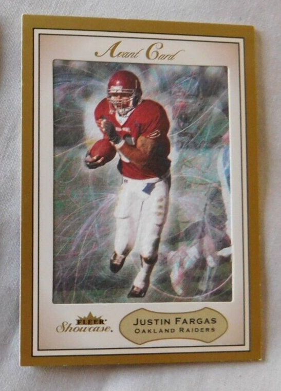 2003 Fleer Showcase Legacy #108 Justin Fargas Oakland Raiders /125 | eBay