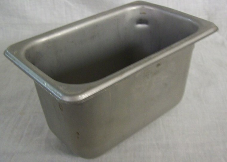 Restaurant Equipment Supplies 3 STAINLESS STEEL STEAM TABLE PANS 1/9TH ...