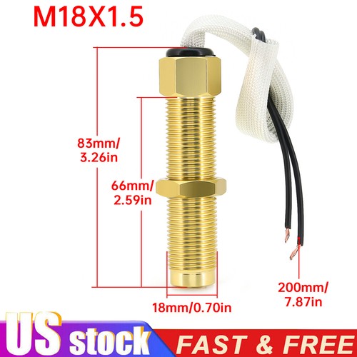 M18*1.5 Tachometer Senders Pulse Signal Magnetoelectric For Gas/Diesel ...