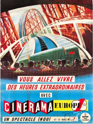 CINEMA CINERAMA EUROPE 1 Rdgi-POSTER HQ 50x70cm d'une AFFICHE VINTAGE ...