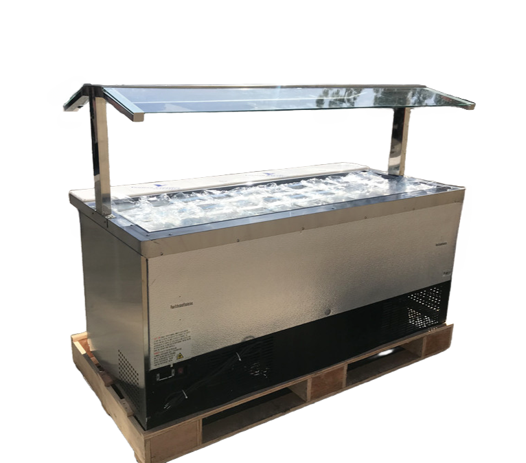 NSF 72" Commercial Buffet Cold Table Refrigerator Salad Bar Cooler | eBay