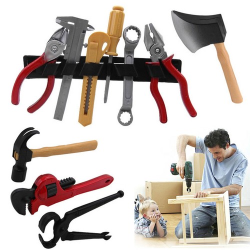 1 Set Plastic Building Tool Kits Kids Construction Educational Toys ...