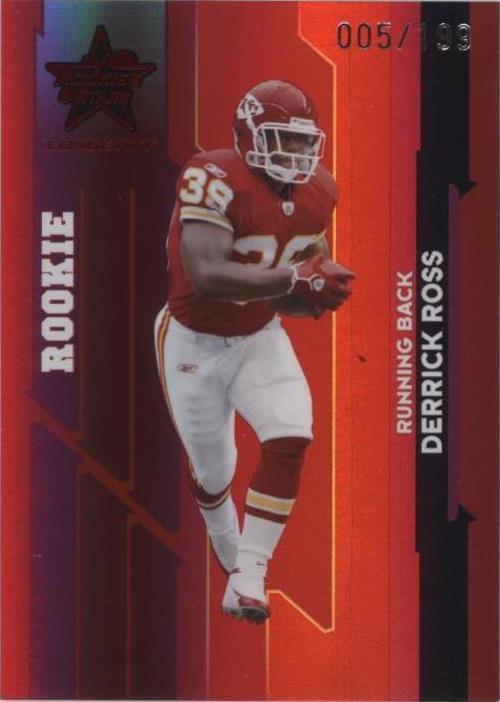 2006 Leaf Rookies & Stars Longevity - Rookie Derrick Ross #204 Ruby ...