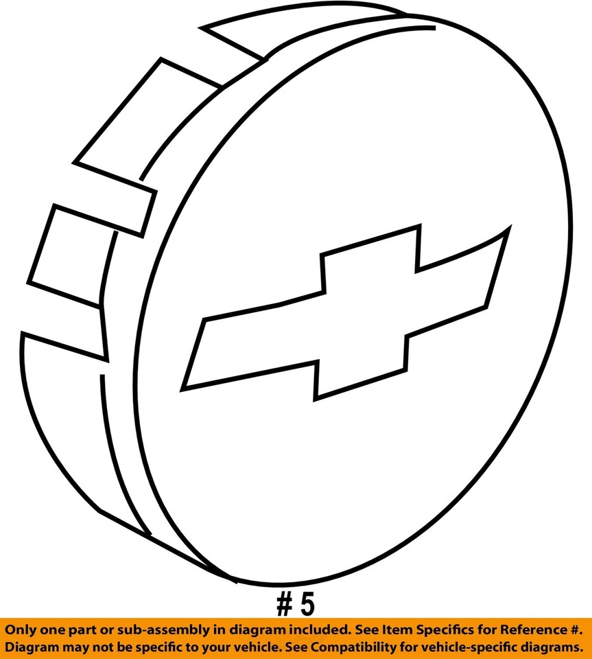 Chevrolet GM OEM 12-15 Cruze Wheel-Center Cap Hub Cover 22863943 | eBay