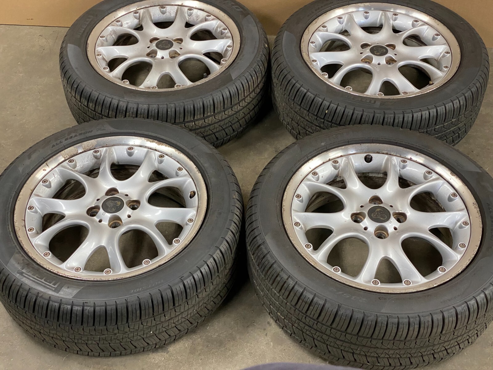 2007-2009 MINI COOPER S R56 WHEELS RIMS WITH TIRES SET 7X17 OEM LOT682 ...