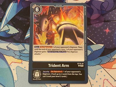 Trident Arm - ST15-16 - NM - Digimon TCG | eBay
