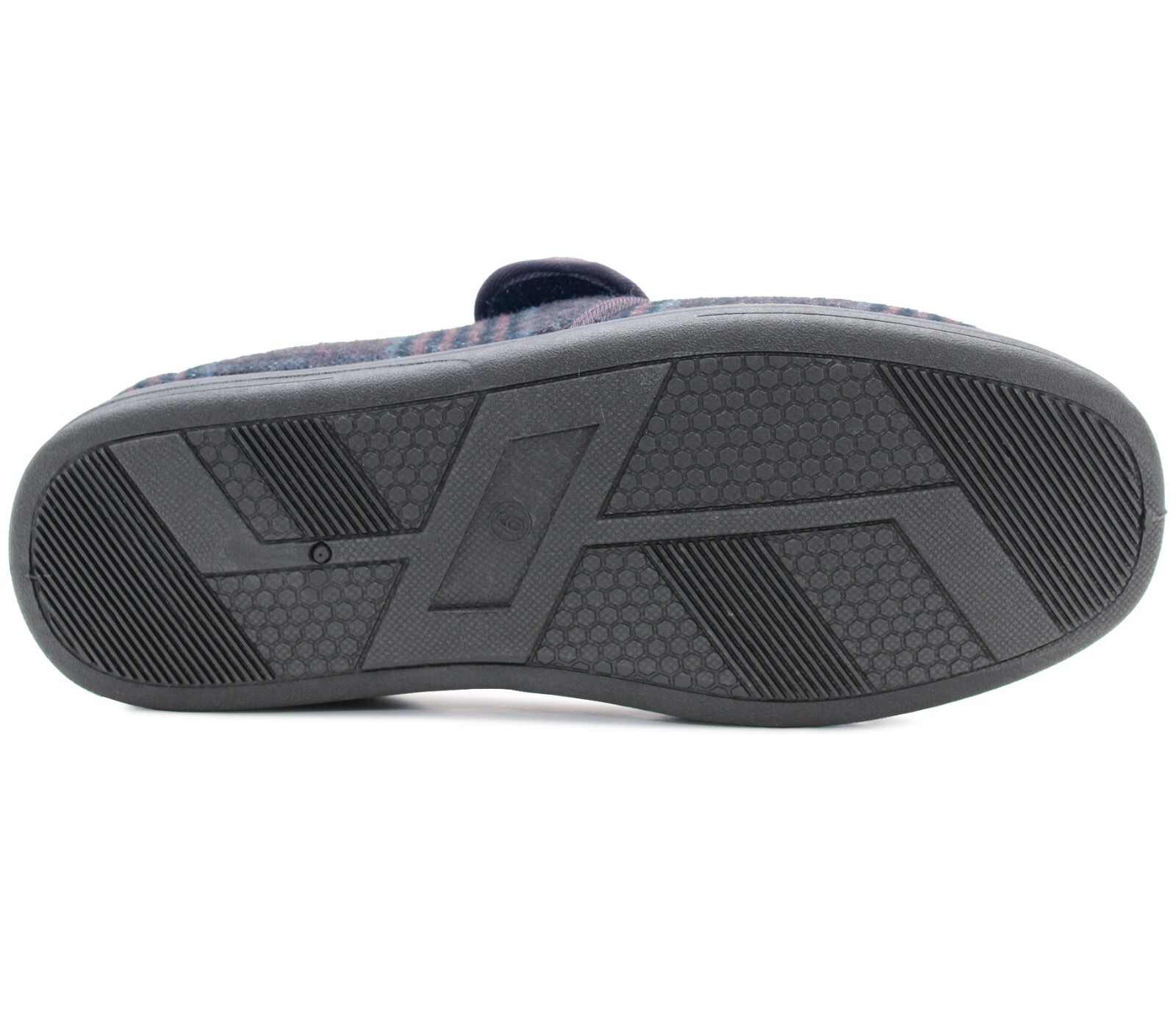 Dr Keller Mens Check Felt Faux Fur Lined Thermal Wide Open Touch Fasten ...