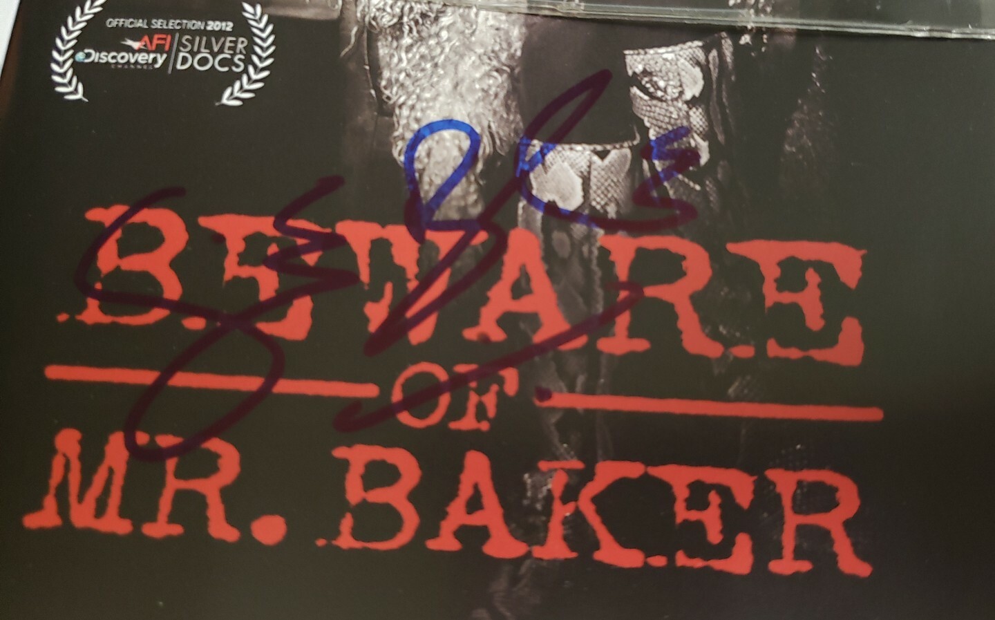 Ginger Baker Signed Autograph Beware of Mr Baker Cream COA | eBay