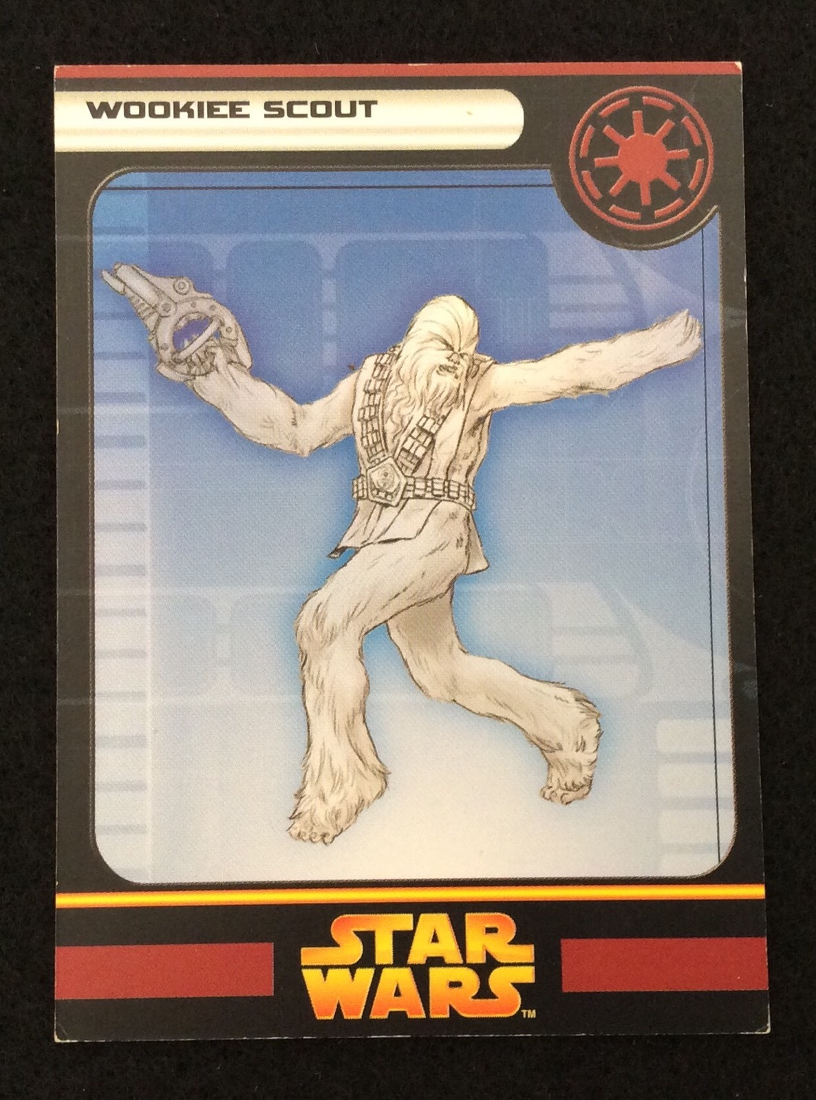 Star Wars Miniatures Wookiee Scout Stat Card ONLY SWM Mini | eBay