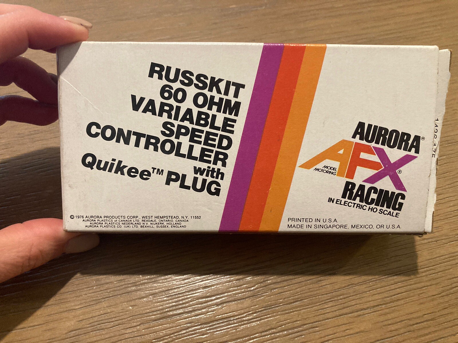 1 Aurora AFX RUSSKIT 60 OHM Slot Car Hand CONTROLLER Variable Speed ...