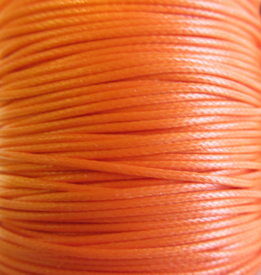 10M 1.0mm Waxed Coated Wax Cotton Cord String Jewelry Bracelet Making ...