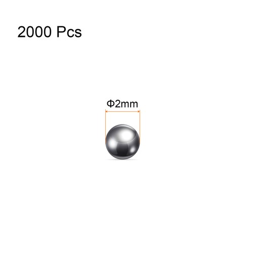 2000pcs Precision Balls 2mm Diameter G100 201 Stainless Steel for ...