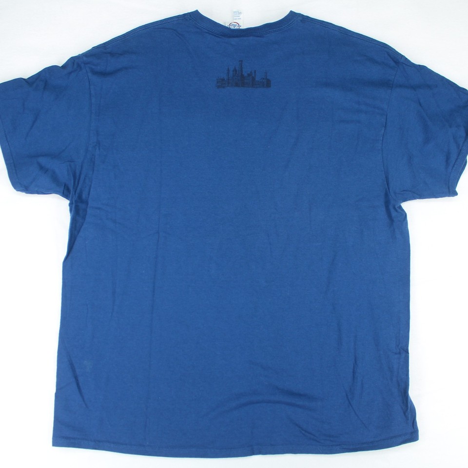 SMITHSONIAN Washington DC Vtg Blue Spellout Graphic T-SHIRT Men's XL ...