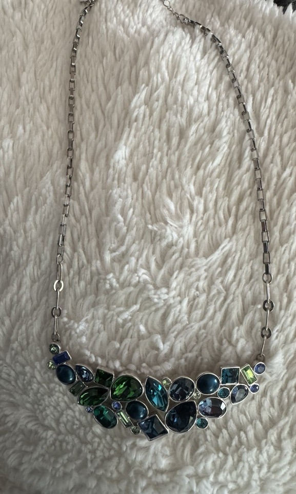 NEW Swarovski Touchstone Crystal Choker Necklace 18" | eBay