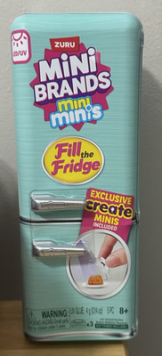 FILL THE FRIDGE Zuru Mini Brands Mini Minis Playset Fridge Exclusive IN ...