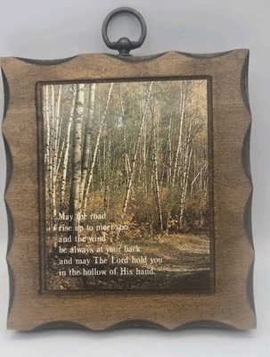 Irish Blessing Wooden Wall / Table Top Plaque Vintage Russ / Farmhouse ...