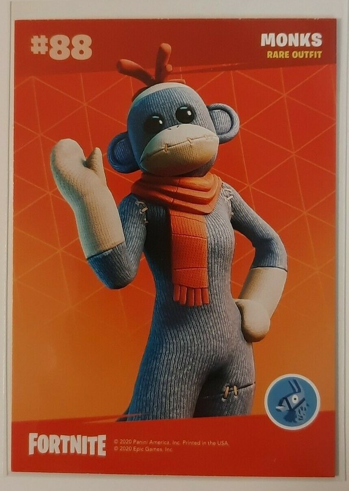 Fortnite Series 2 MONKS Rare Outfit Base Card #88 | eBay
