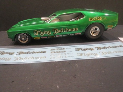 NEW Flying Dutchman Mustang F/C 1/25 Decal from Fremont Racing ...