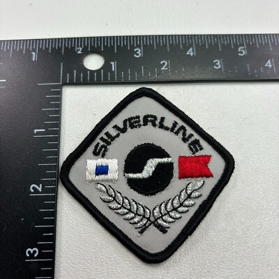 Vintage Boat Boating SILVERLINE BOATS Advertising Patch 43XV | eBay