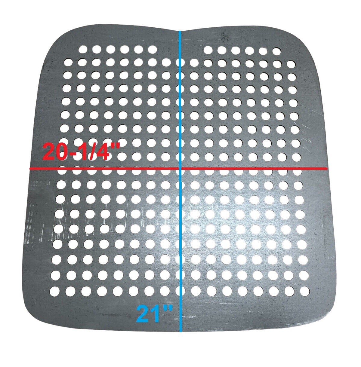 Plain Radiator Grille Shell Small Holes Steel Insert For 1928-1929 Ford ...