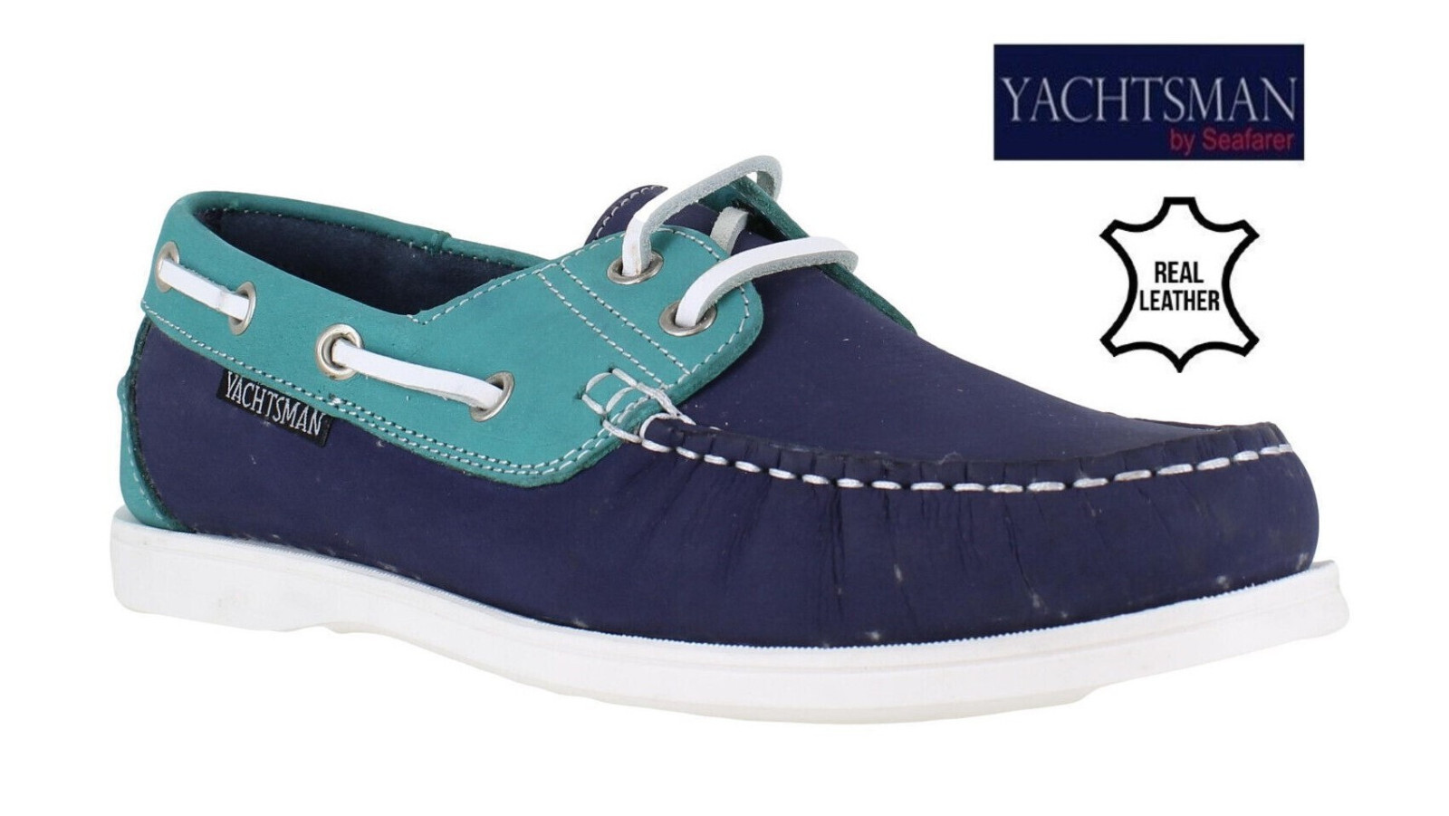 Yachtsman Leather New Ladies Boat Deck Casual Womens Trainers Shoes UK ...