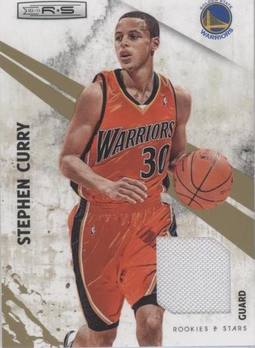 2010-11 Panini Rookies & Stars - Stephen Curry #86 Gold Materials /299 ...