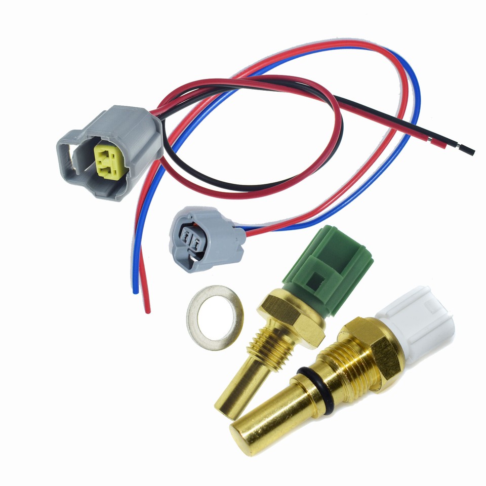 Radiator Coolant Fan Switch & Temp Sensor W/Connectors For Toyota Camry ...