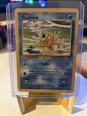 Pokémon TCG Magikarp Base Set 35/102 Regular Unlimited Uncommon LP | eBay