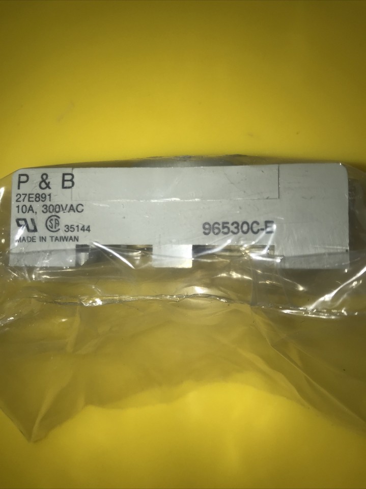 New Potter&Brumfield 27E891 Relay Socket 10 AMP 600VAC 8 Pin Sealed ...