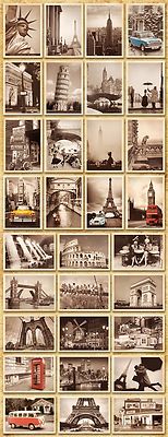 32pcs/Lot Duplicate Retro Posters Old Travel Postcards Wall Decoration ...