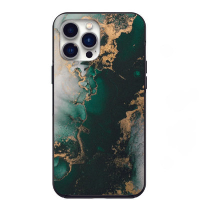 Emerald Marble Design Phone Case for iPhone 7 8 X XS XR SE 11 12 13 14 ...