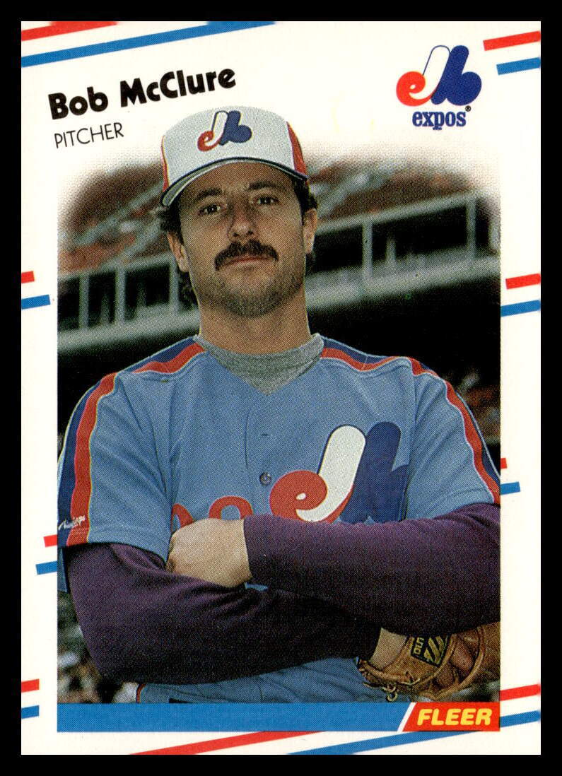 1988 Fleer #189 Bob McClure Montreal Expos Baseball Card | eBay