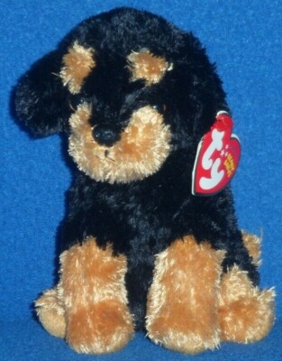 TY BRUTUS the ROTTWEILER BEANIE BABY - MINT with MINT TAG (2010 VERSION ...